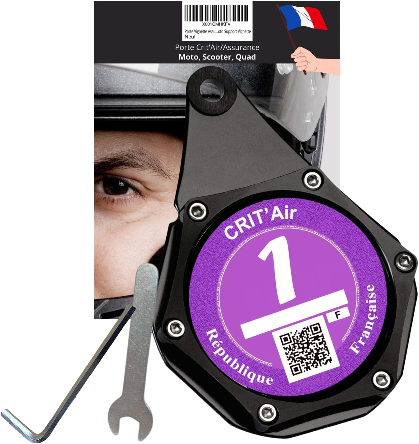 Porte Vignette Crit Air Pare Brise