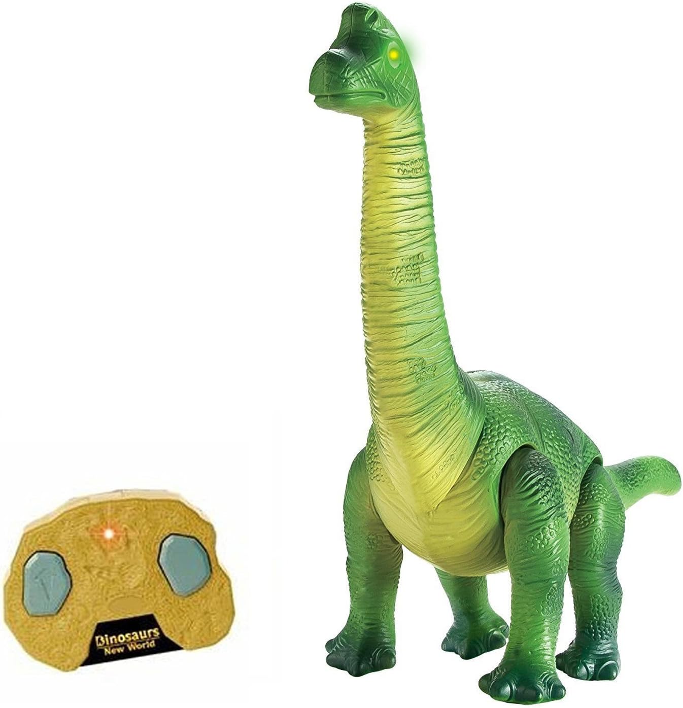 HTUK RC Remote Control Dinosaur Walks Roars Lights Up Infra Radio ...