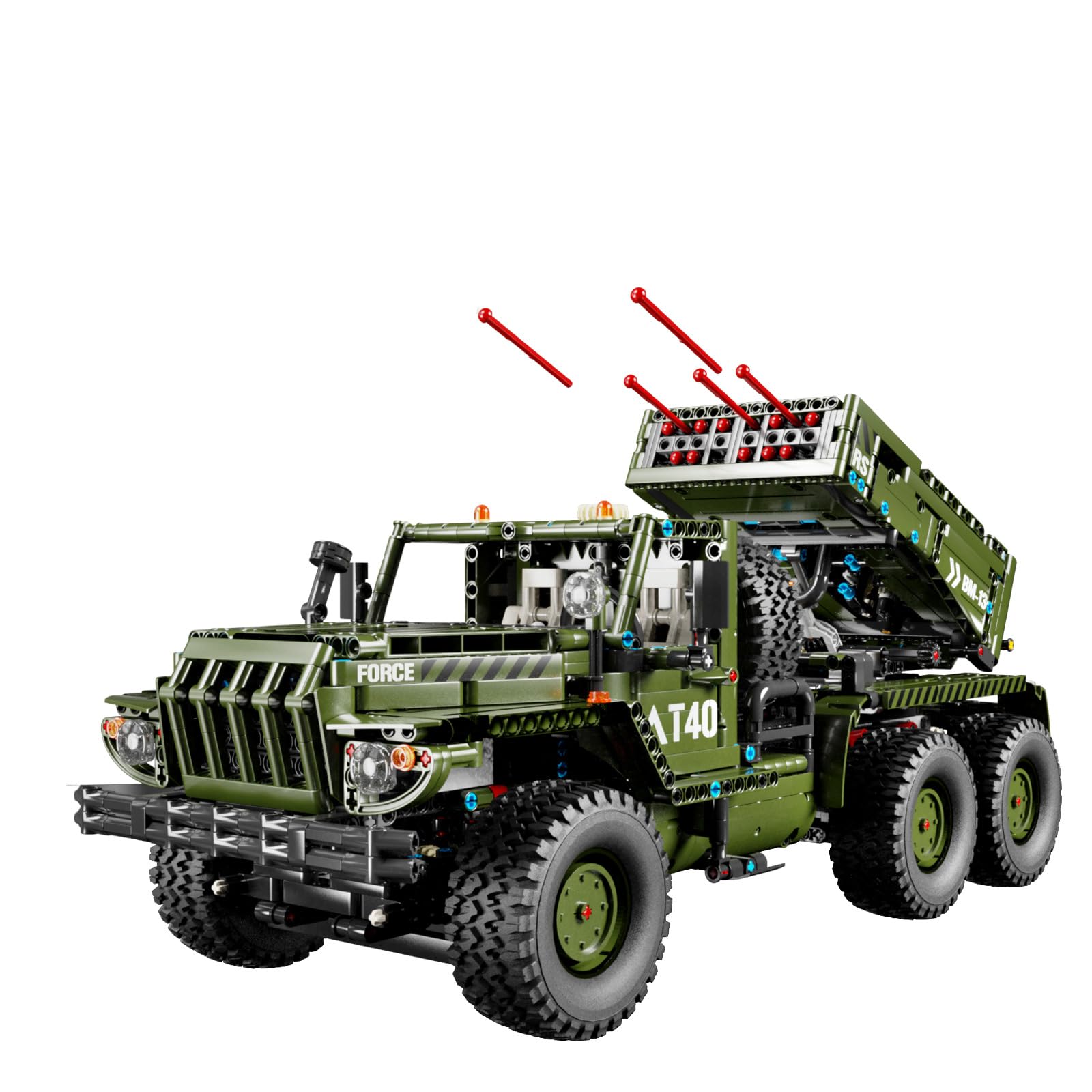 Amazon.com: NUTCRACKER Military Cars Building Blocks Set - WW2 Army Off ...