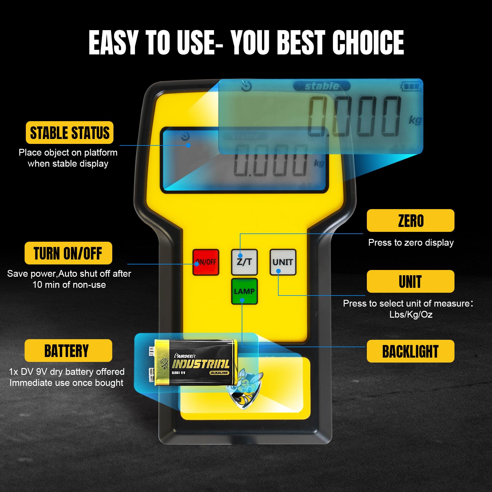 Snapklik.com : Refrigerant Scale 220 LBS HVAC Freon Scale High ...