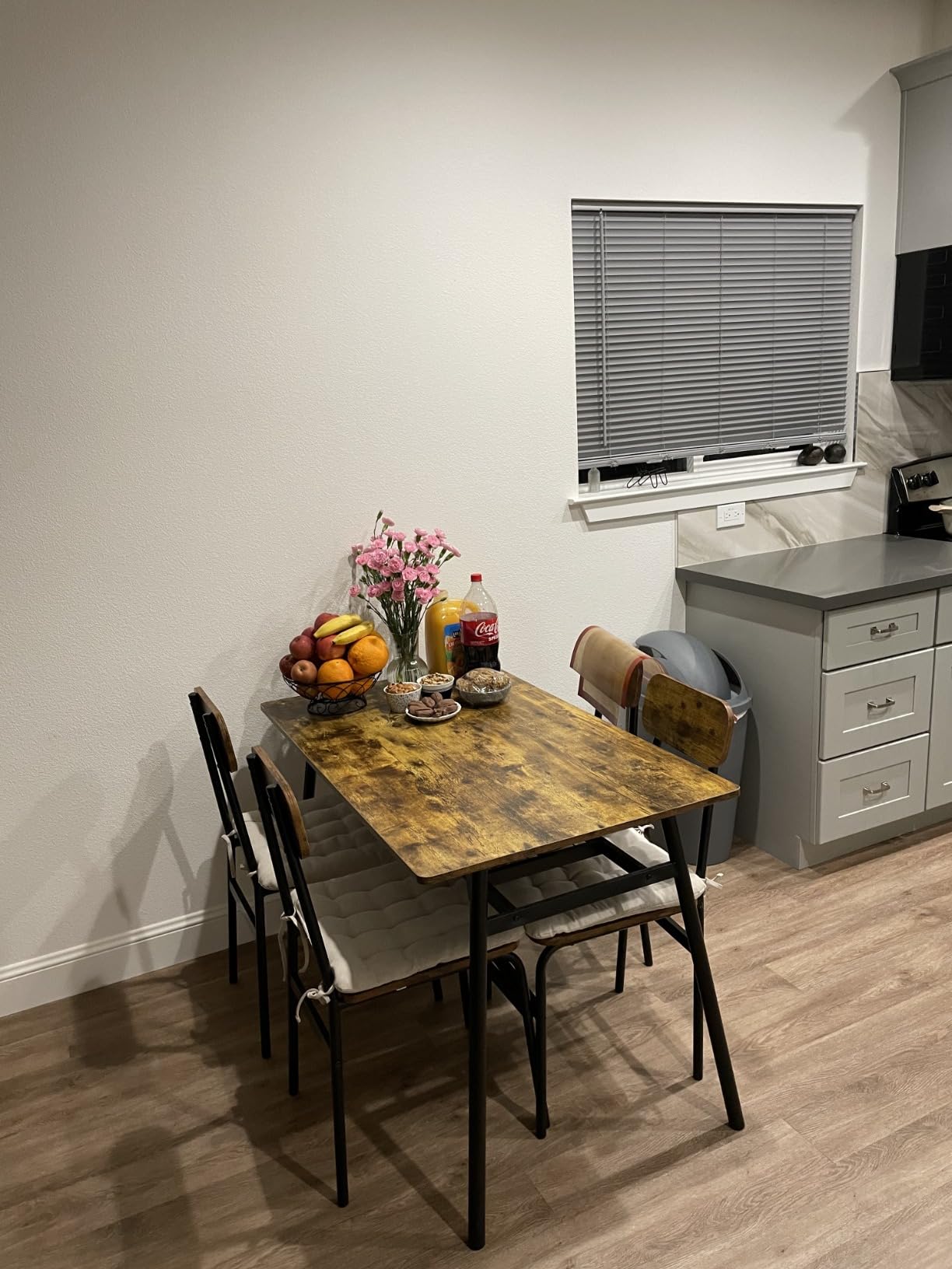 Amazon.com - Gizoon Dining Table Set for 6, 6-Piece Kitchen Table and ...