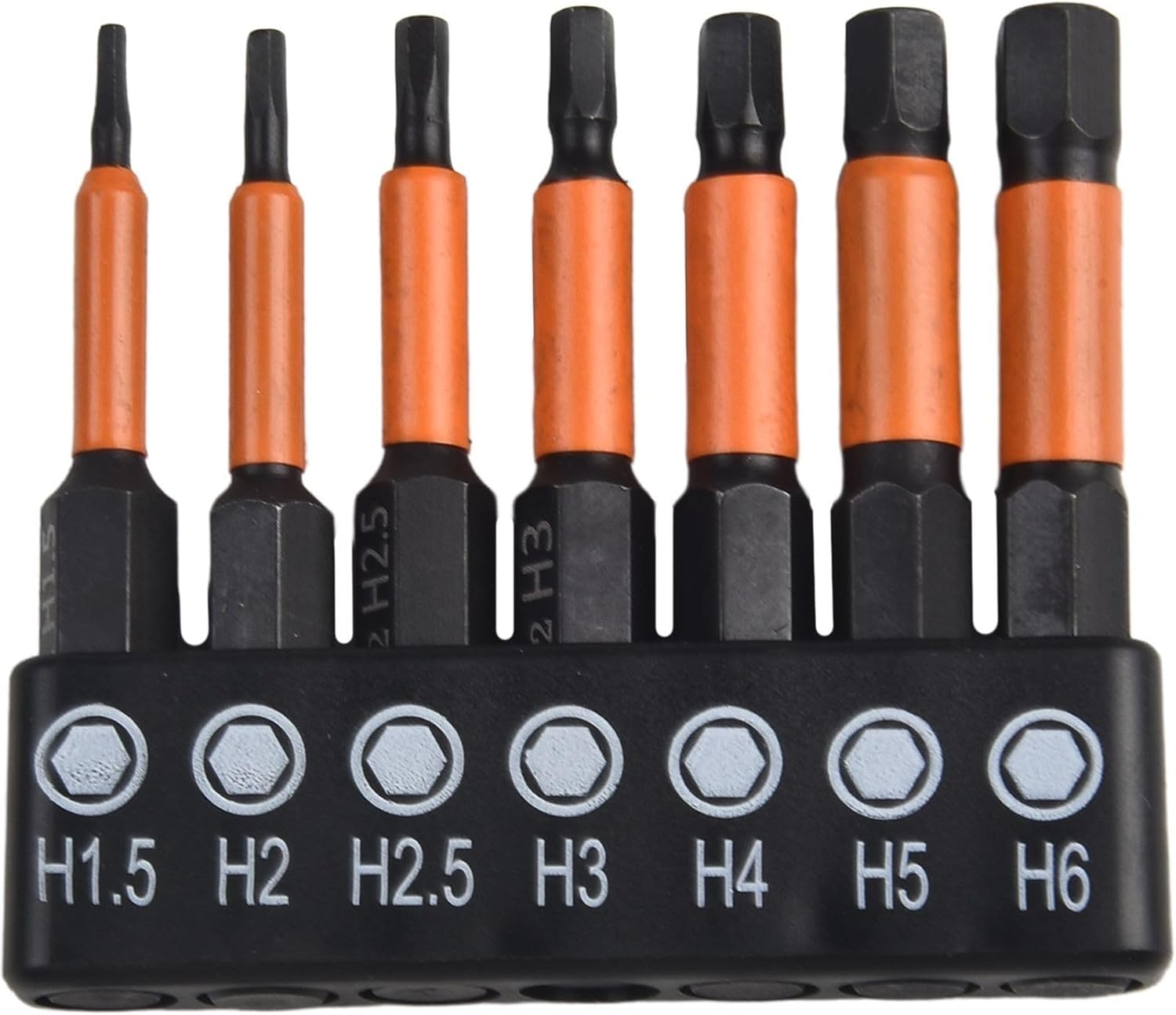 Drill bit 7-Piece Alloy Steel Magnetic Hex Head Wrench Drill Bit Set 1/ ...