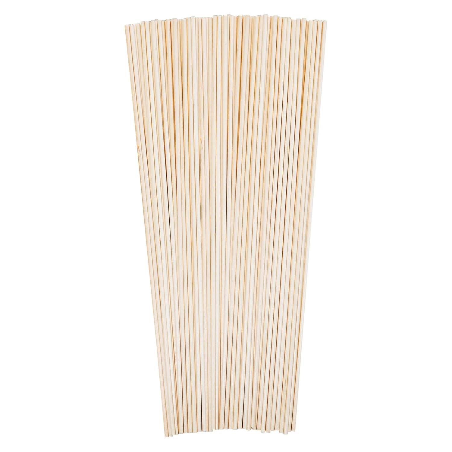 Amazon.com: KTOJOY 70PCS Wooden Dowel Rods - 1/8x12 Inch Precut ...