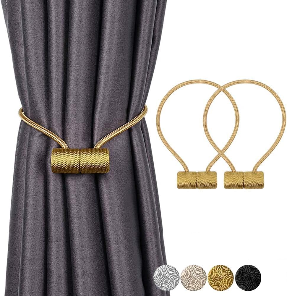 Amazon.com: Magnetic Curtain Closure, Magnetic Curtain Weights with ...