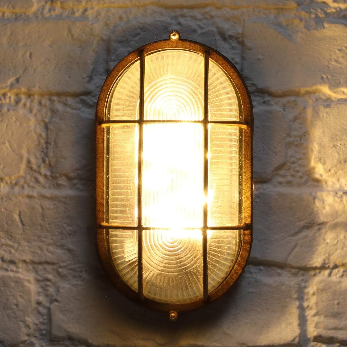Noma Solar Oval Bulkhead Wall Light, 23cm – BigaMart