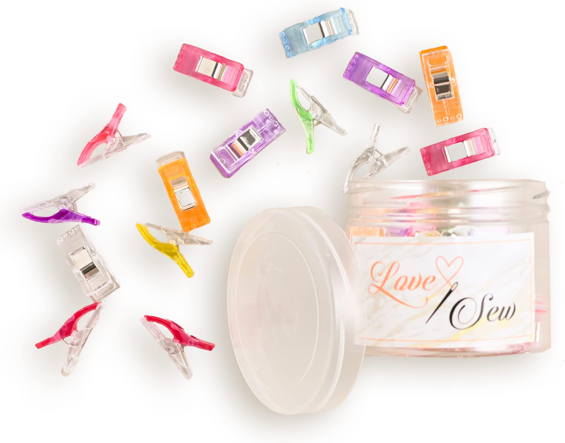 Amazon.com: Large Sewing Clips for Fabric and Quilting, KOLUPA Plastic ...