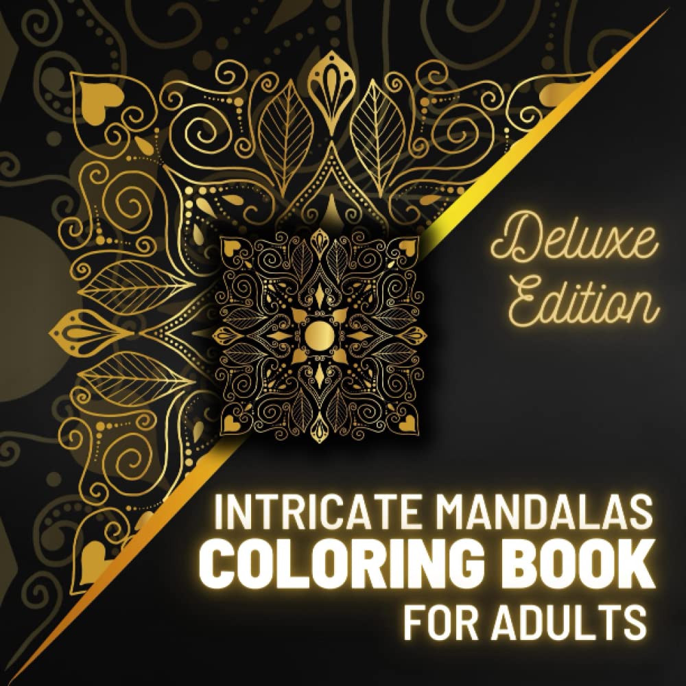 Amazon.com: Intricate Mandalas Coloring Book for Adults: Coloring Book ...