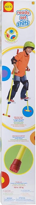 Amazon.com: Alex Active Play Ready Set Stilts Kids Outdoor Exercise ...