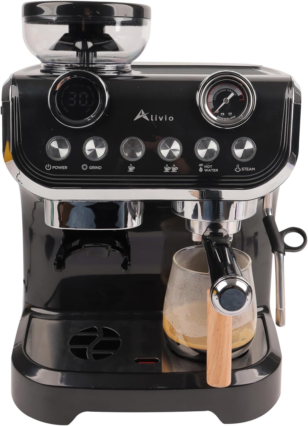 Alivio 2L Bean to Cup Coffee Machine, Automatic Coffee Maker with ...