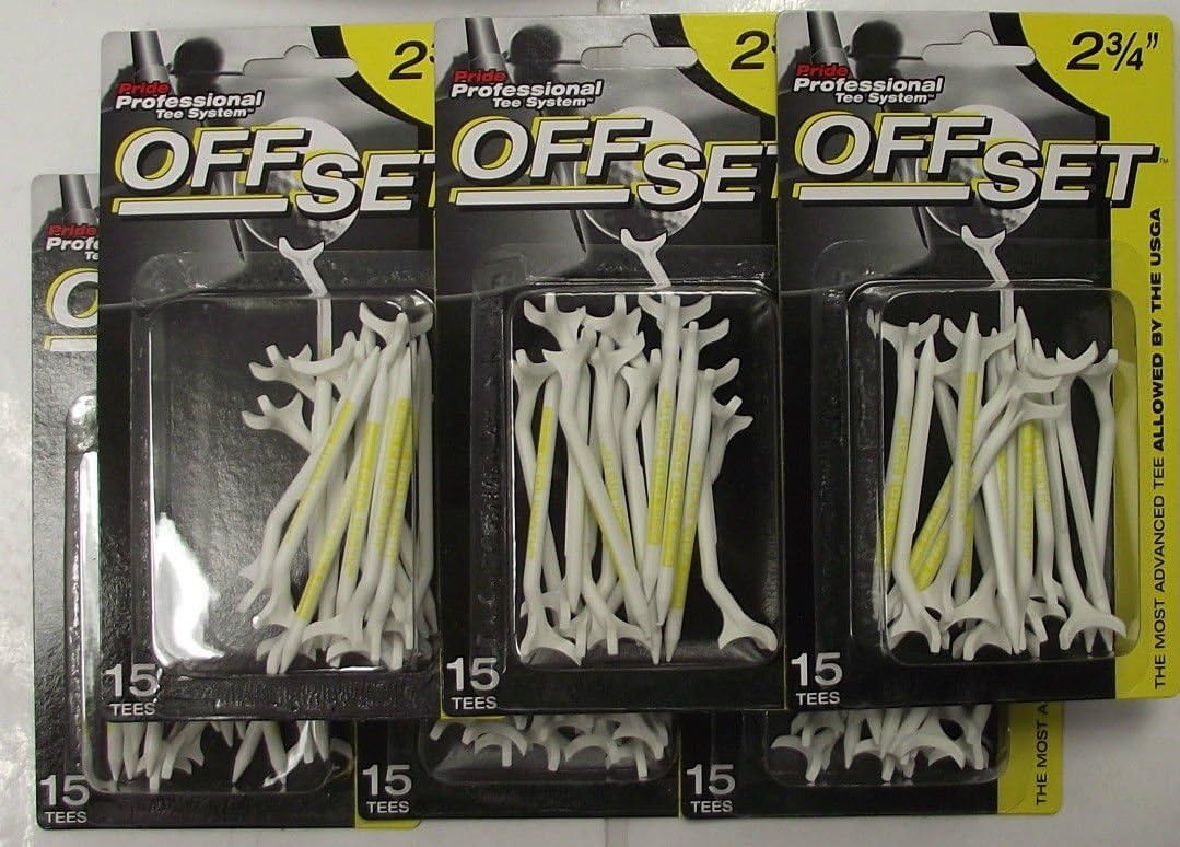 Amazon.com : Pride Professional Tee System - Offset Golf Tees - 2 3/4 ...