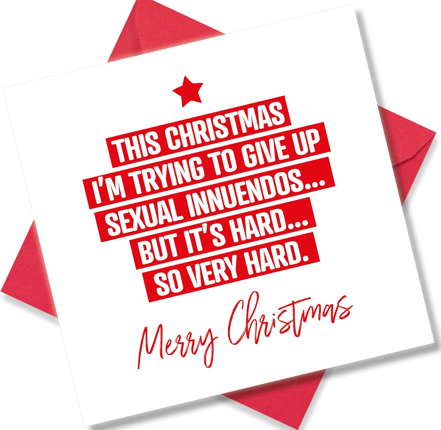 Punkcards - Rude Funny Christmas Cards - This Christmas I’m Trying To ...