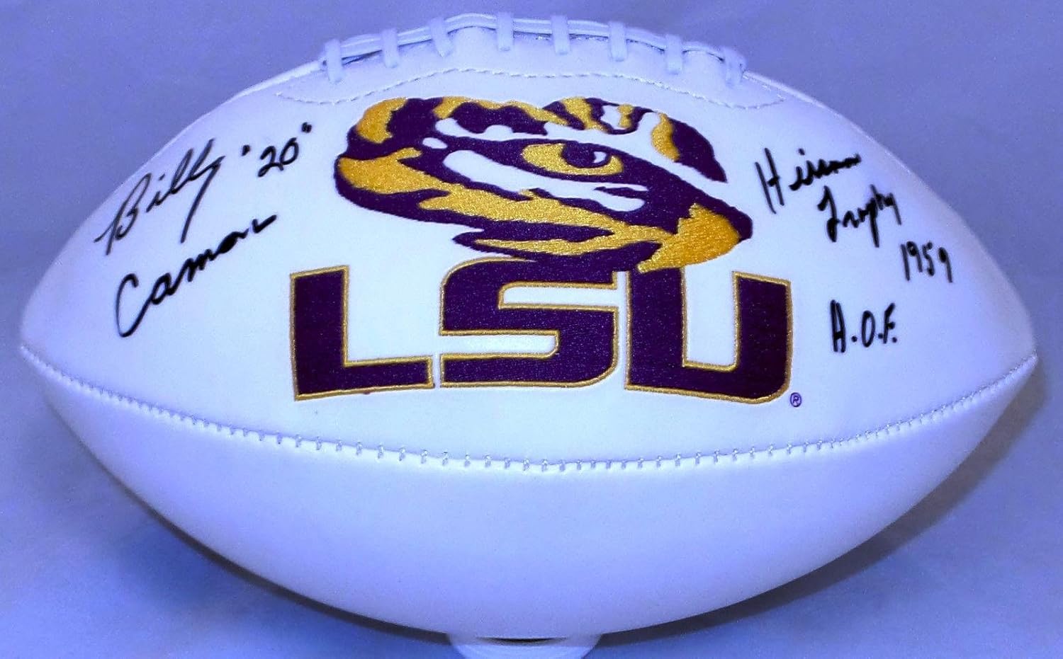 Billy Cannon Signed LSU TIGERS Logo Football Authenticated - JSA ...