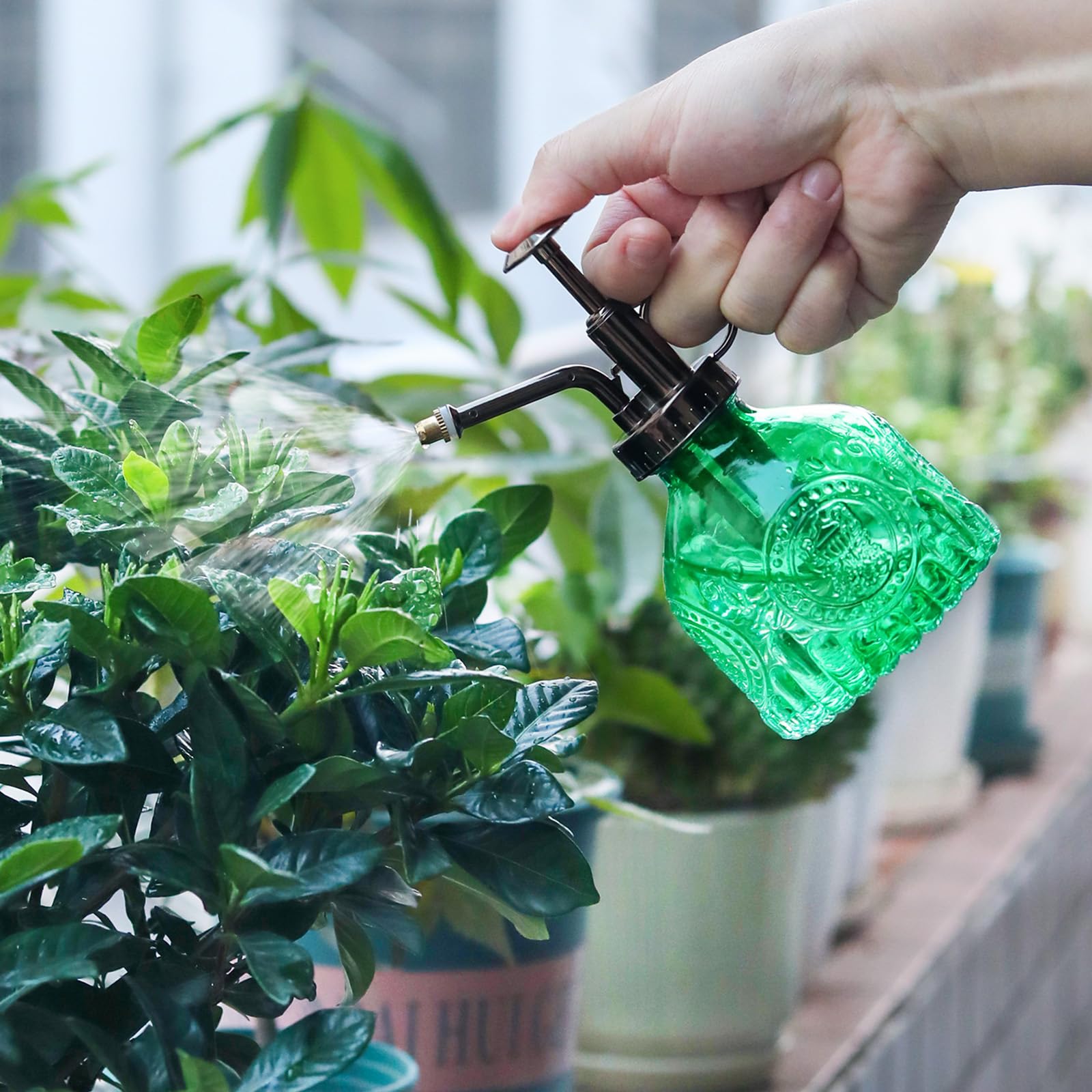 Snapklik.com : Ebristar Glass Plant Mister Spray Bottle, Vintage Plant ...