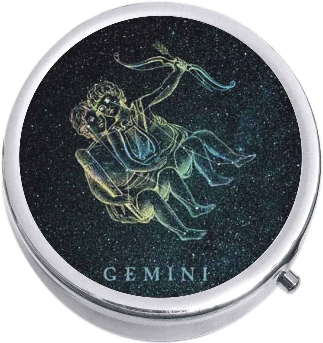 Amazon.com: Gemini Zodiac Stars Medicine Vitamin Pill Box : Health ...