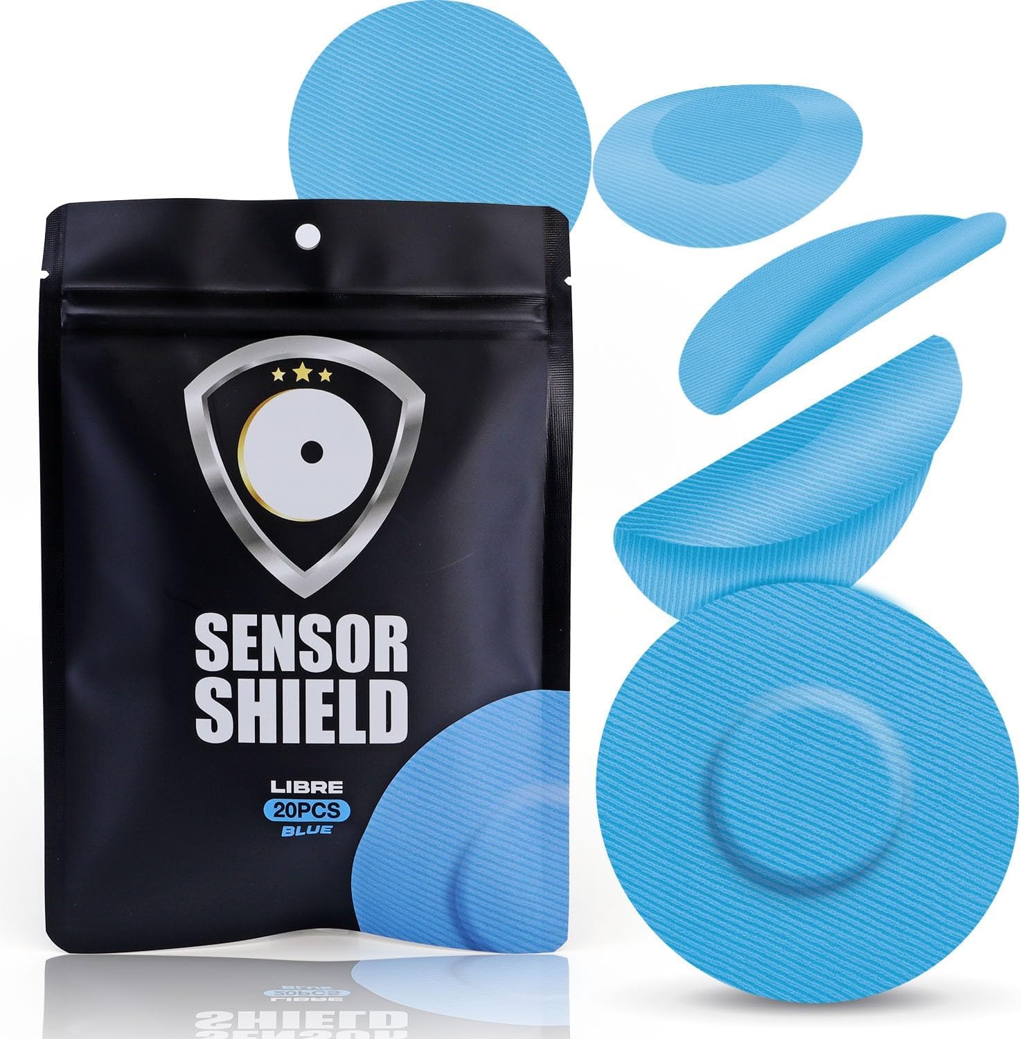 Amazon.com: Sensor Shield Premium Adhesive Patches for Libre 2&3 CGM ...