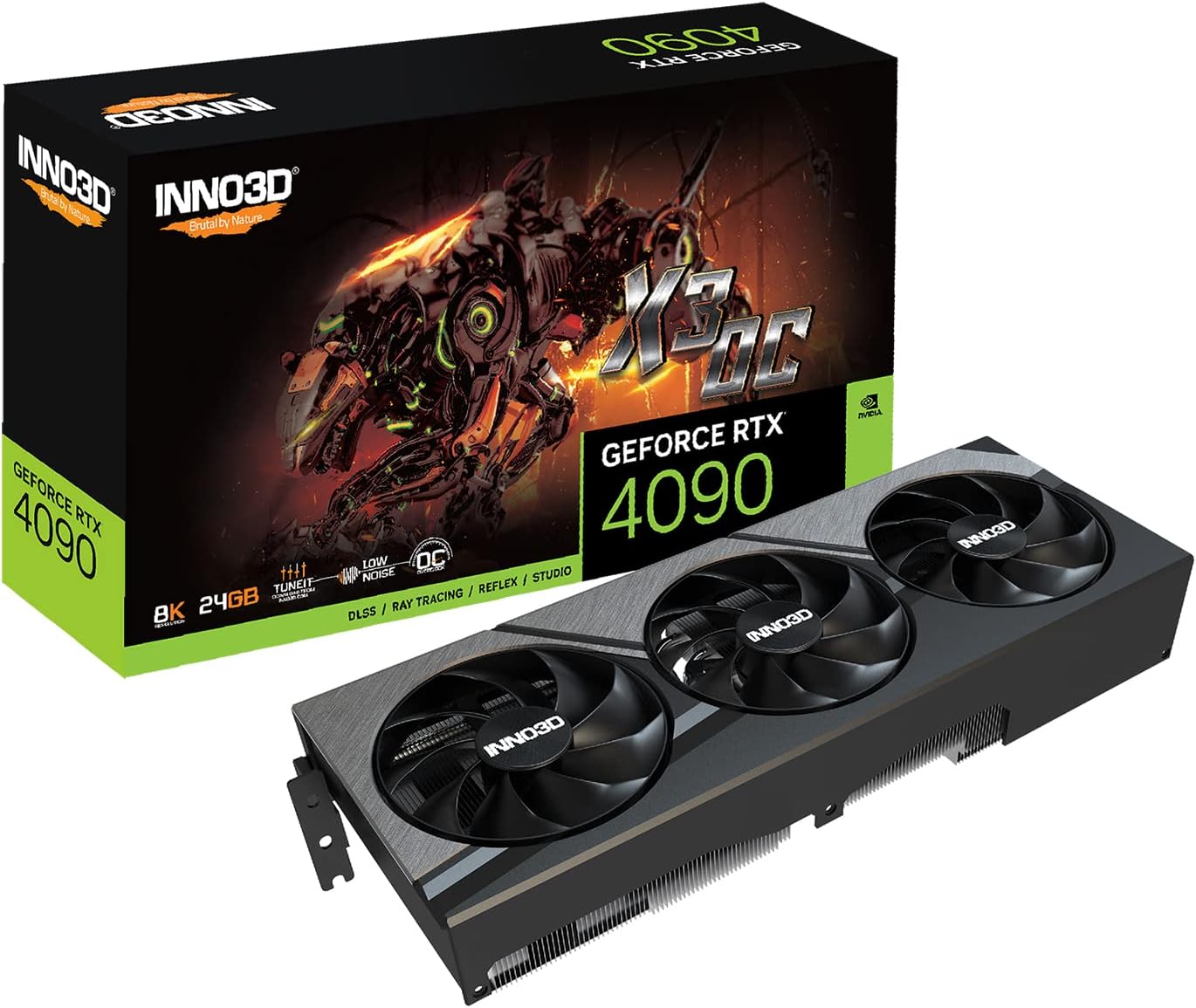INNO3D GeForce RTX 4090 X3 OC NVIDIA 24 Go GDDR6X : Amazon.co.uk ...