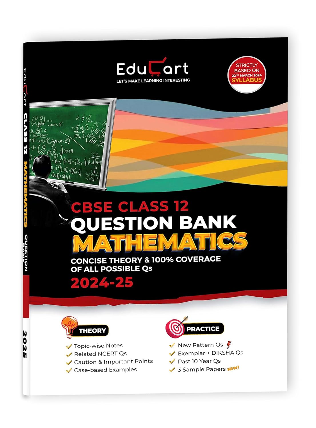 Educart CBSE Question Bank Class 12 Mathematics 2024-25 (As per latest ...
