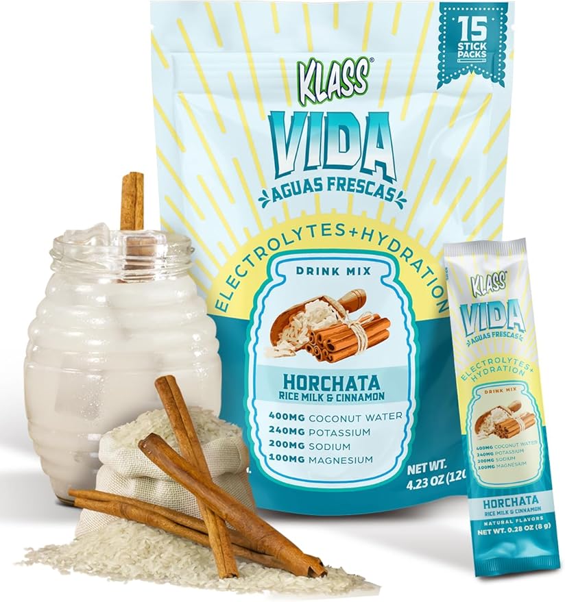 Amazon.com: KLASS VIDA Hydration Sugar-Free Powder Packets |Electrolyte Agua Fresca Drink Mix ...