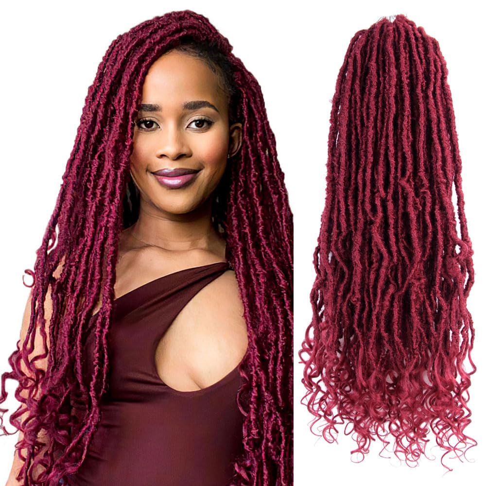 Amazon.com : Niseyo Wild Locs 24 Inch Distressed New Faux Locs with ...