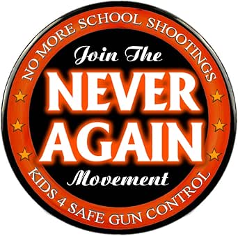 Amazon.com: Pack-1 Never Again Protest Pins, Select Size : Clothing ...