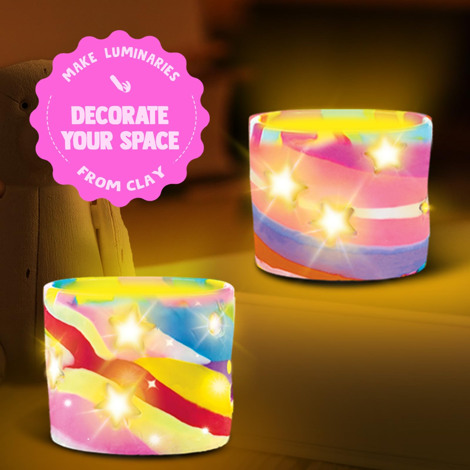 Snapklik.com : Goody King Make Your Own Clay Luminaries- Arts And ...