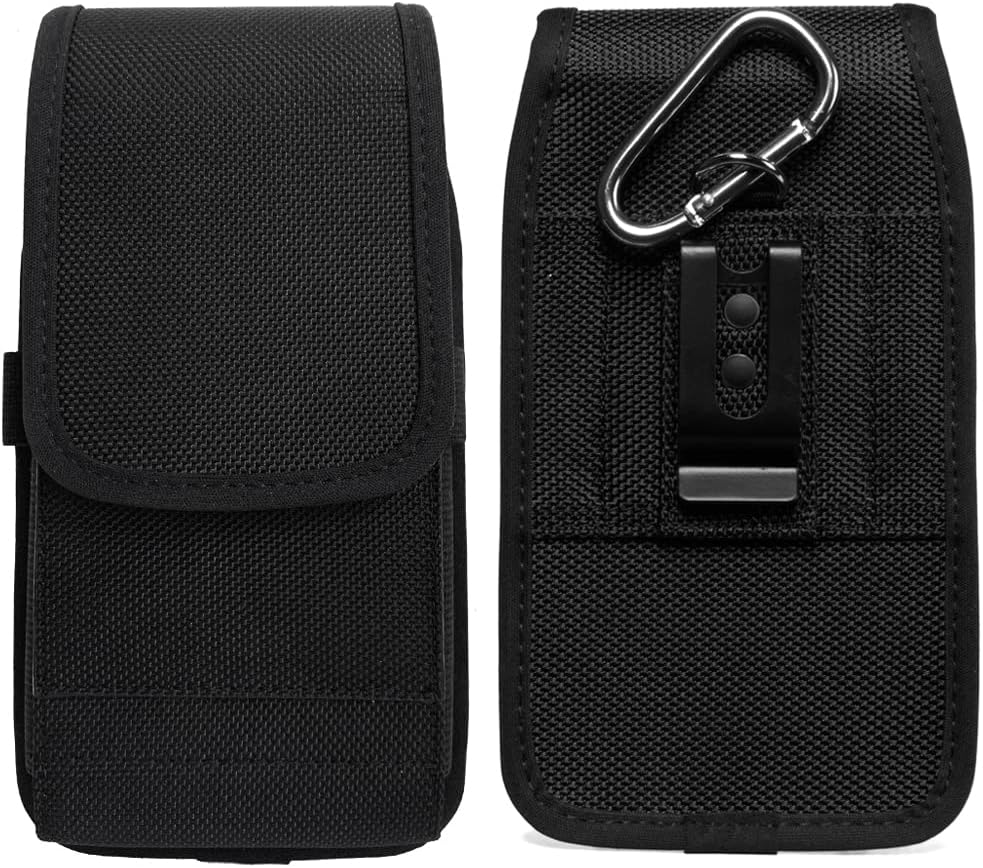 Amazon.com: Nylon Cell Phone Holster Pouch Belt Clip Phone Case Holder for Samsung Galaxy A14 ...