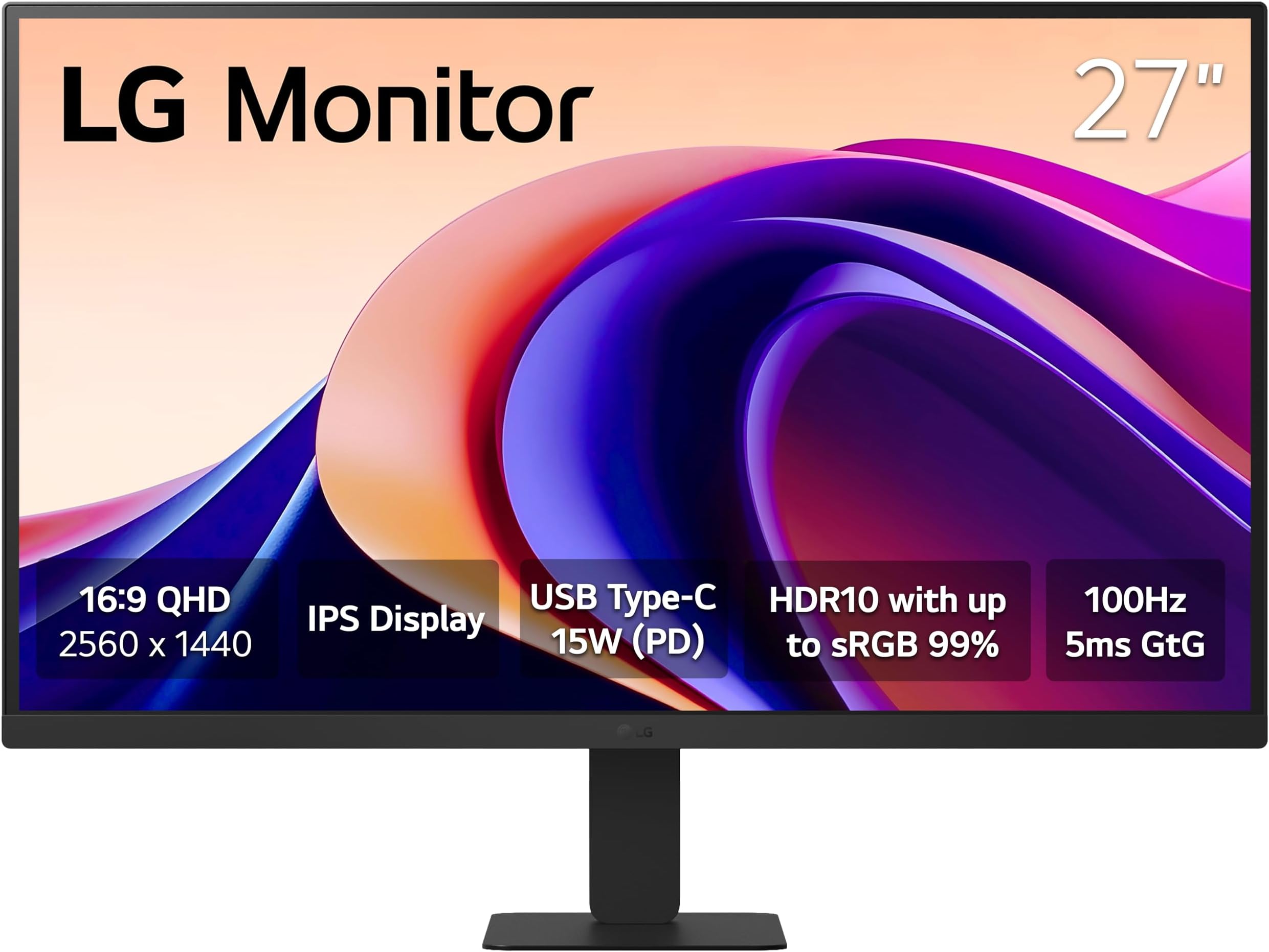 Amazon.com: LG 27U631A-B 27-inch QHD (2560 x 1440) IPS Computer Monitor ...