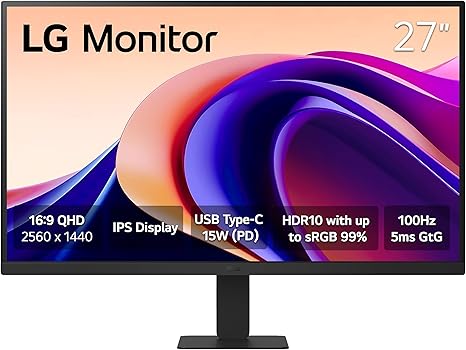 Amazon.com: LG 27U631A-B 27-inch QHD (2560 x 1440) IPS Computer Monitor ...