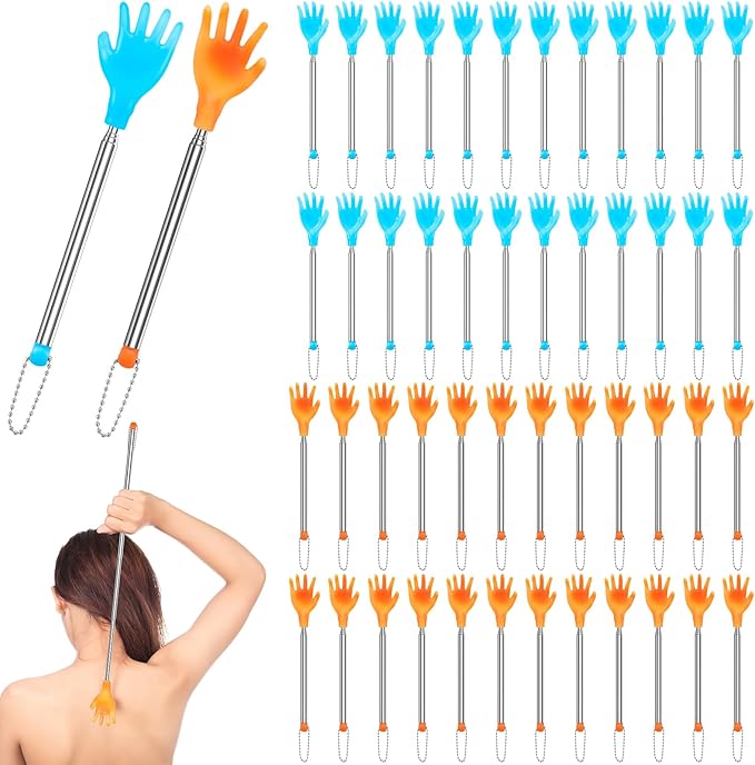 Amazon.com: Tioncy 50 Pcs Extendable Back Scratcher Bulk Hand Shaped ...