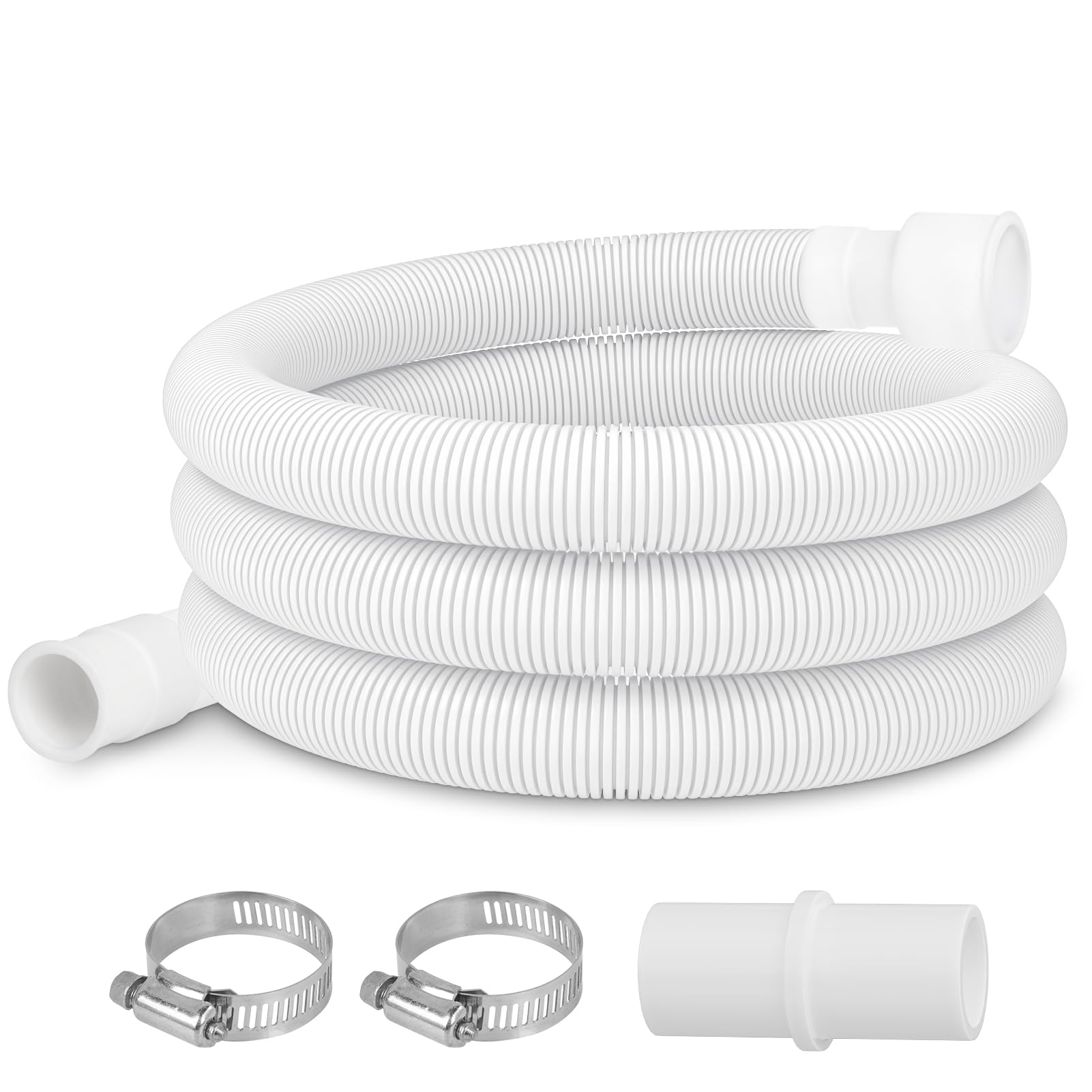Snapklik.com : JUWO 6 Ft Universal Washing Machine Drain Hose Extension ...