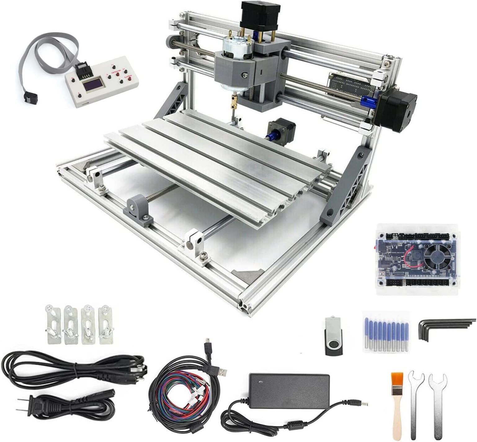 Amazon.com: CNCTOPBAOS 3 Axis 3018 CNC Router with GRBL Offline ...
