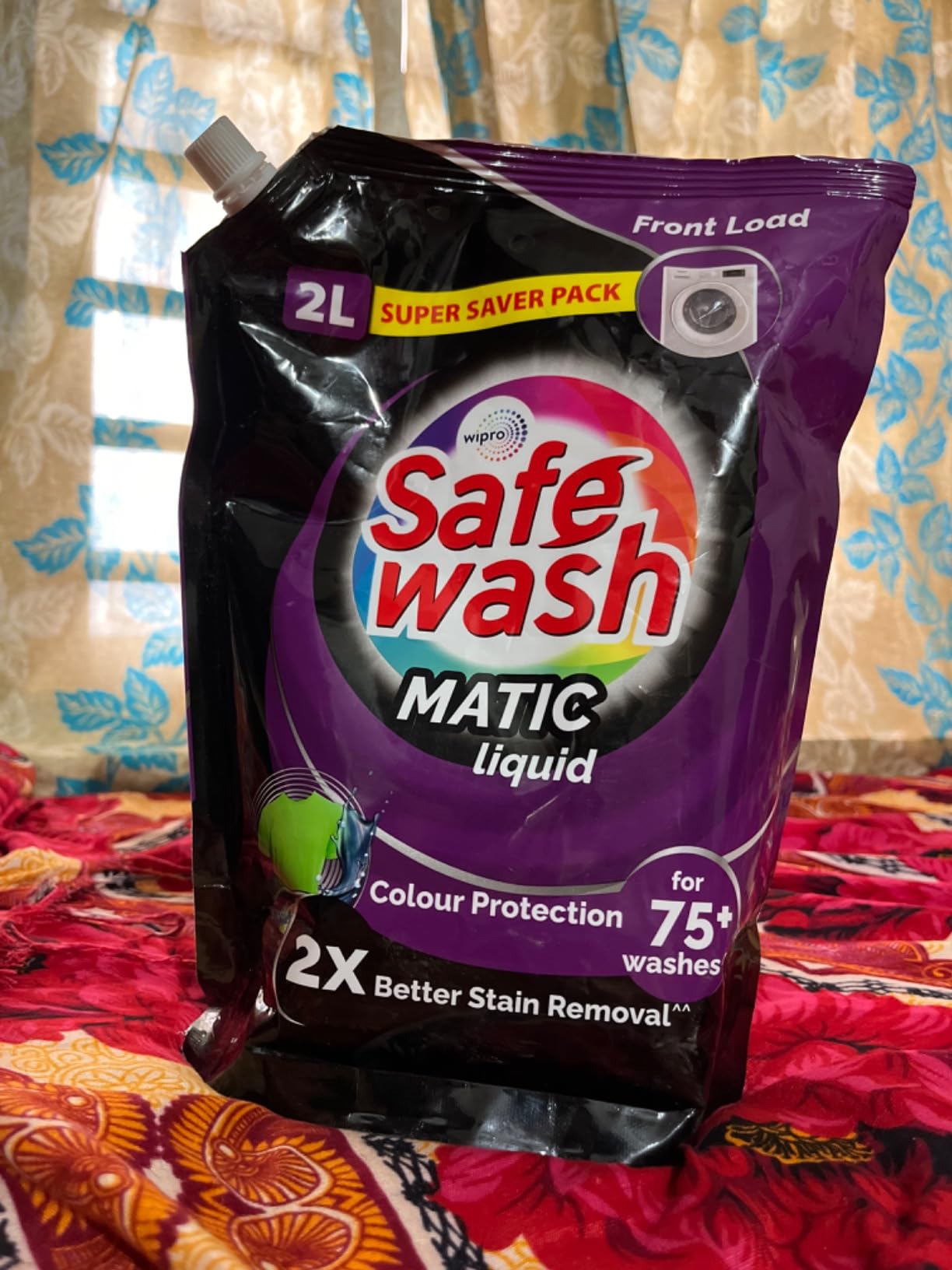 Safewash Front Load Matic 2L Refill Pouch Premium Liquid Detergent with ...