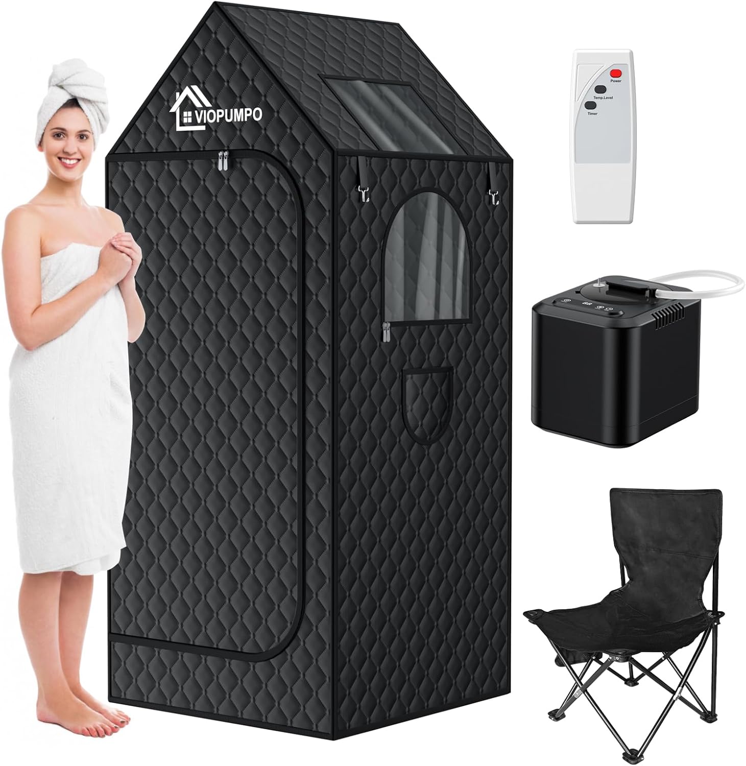 Amazon.com : VIOPUMPO Portable Home Sauna,Personal Steam Room,Sauna Box ...