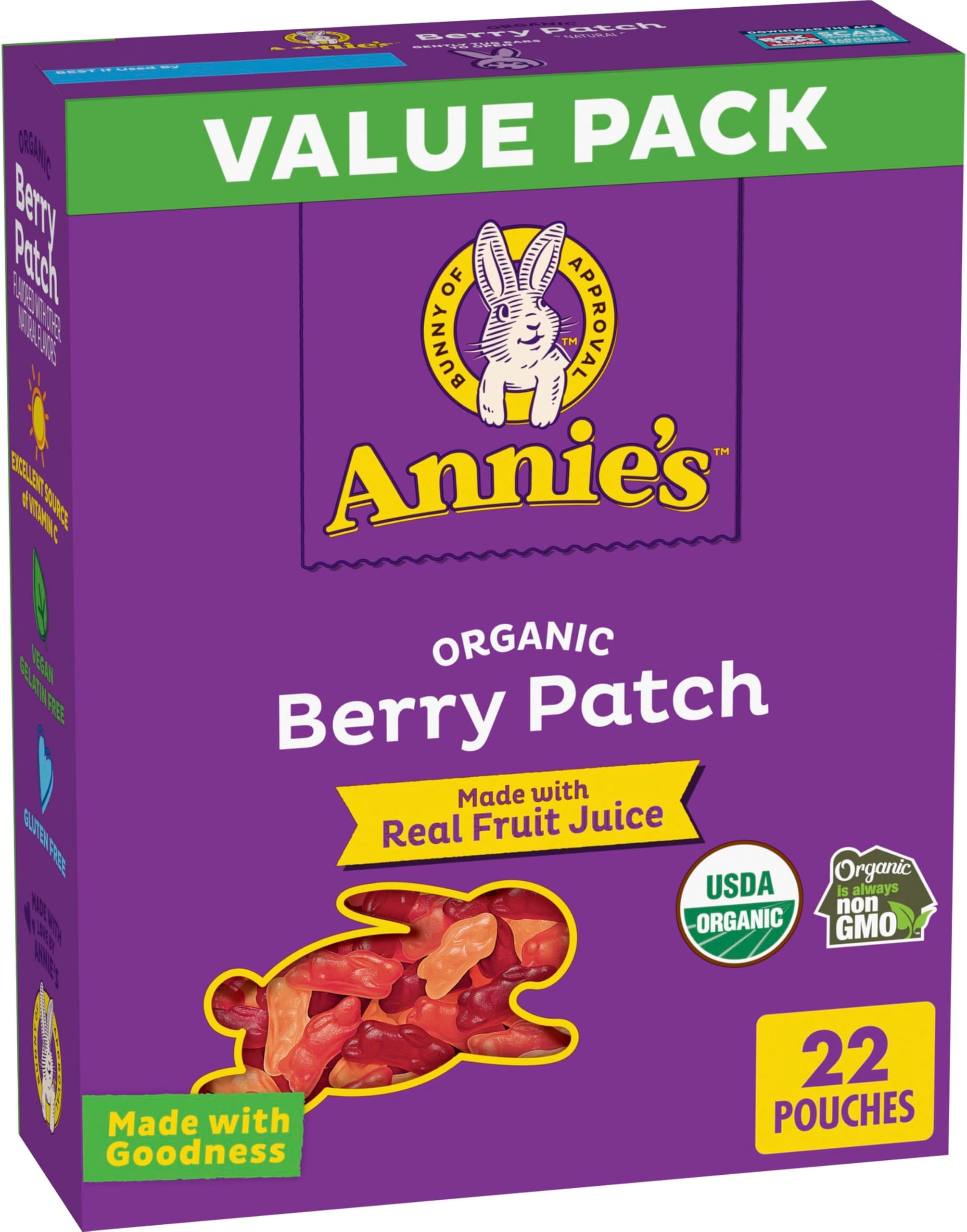 Amazon.com: Annie's Organic Fruit Rope Variety Pack, Strawberry and ...