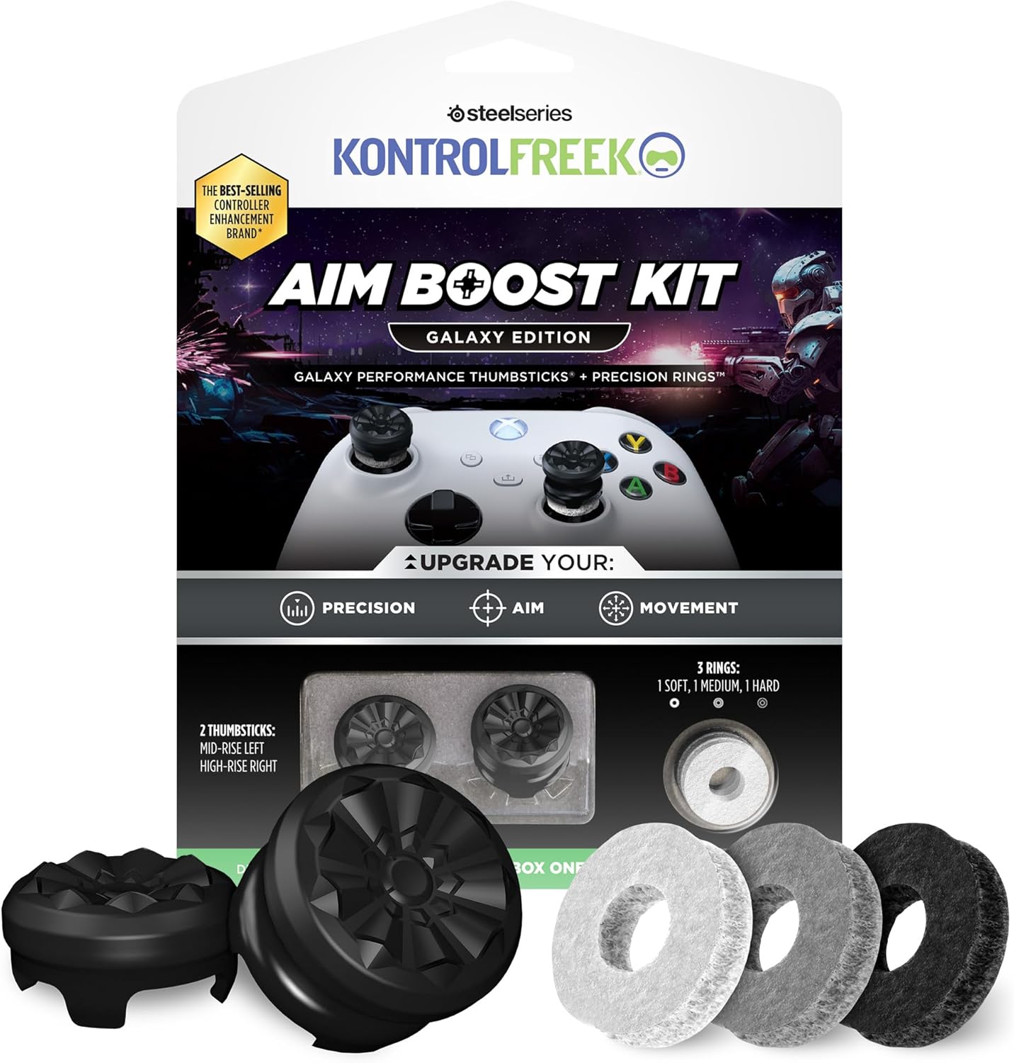 Amazon.com: KontrolFreek Aim Boost Kit for Xbox One and Xbox Series X Controller | Includes ...