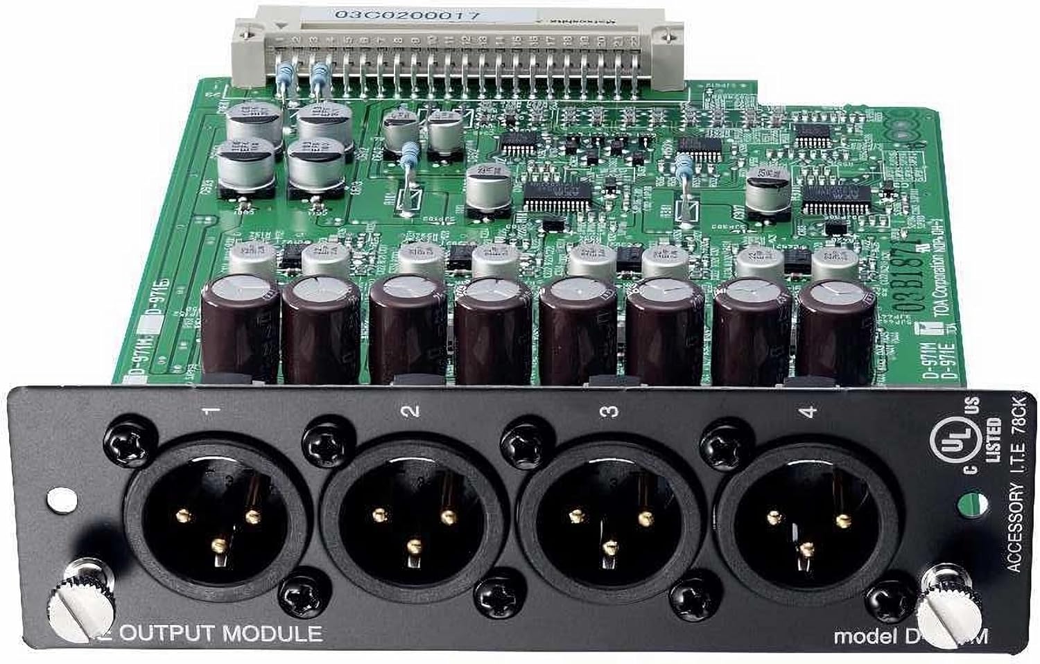 Amazon.com: TOA D-971M Line Output Module; Electronically Balanced Line ...