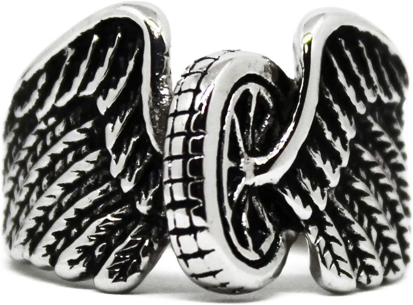 Action Box Jewelry Wings and Wheels Motorcycle Ring, Wings & Wheels ...