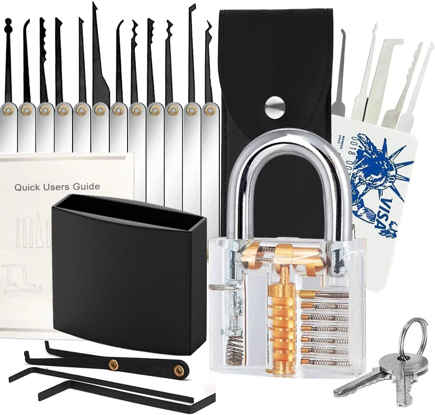 Buy Heavy Duty Padlock Lock Set with Keys for Ultimate Security and ...