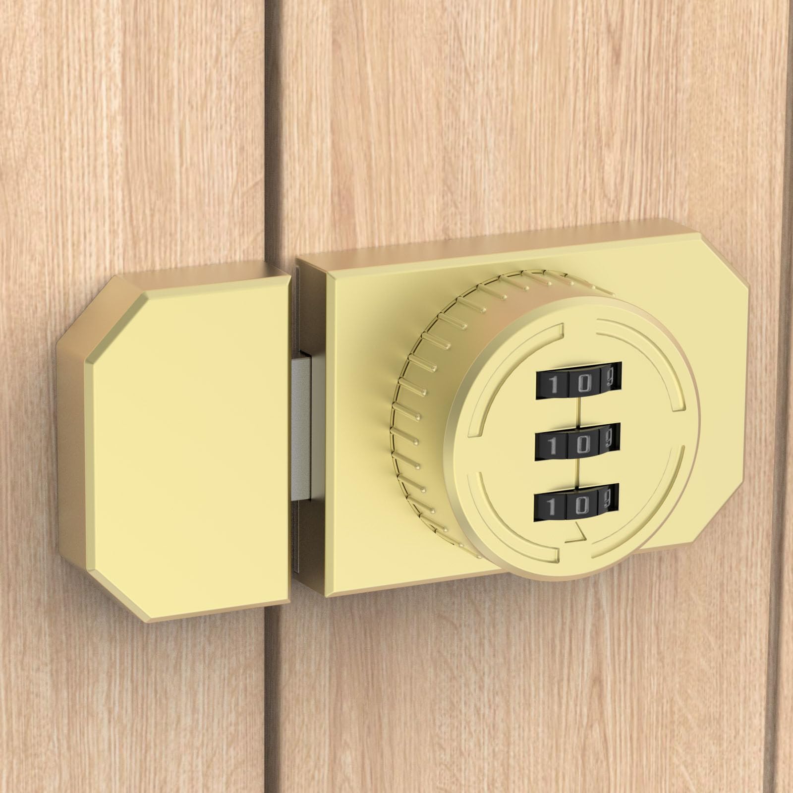 Mixizigoz Adhesive Combination Cabinet Lock Latch, Keyless Drawer Lock ...