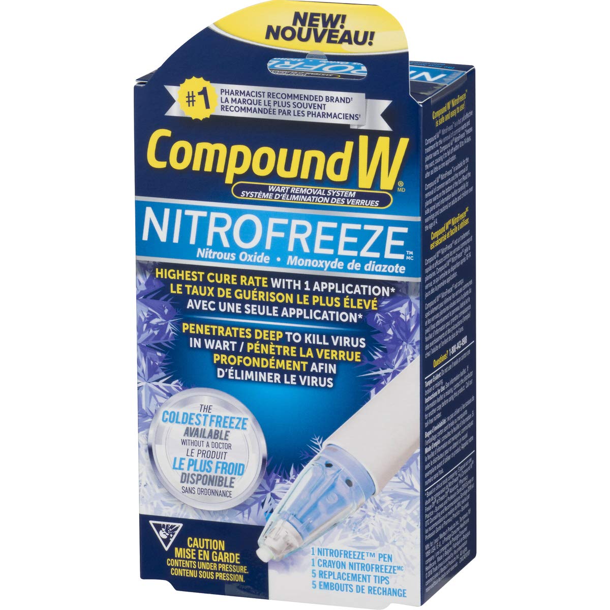 CompoundW NitroFreeze Wart Remover, Maximum Freeze, Pen And, 56% OFF