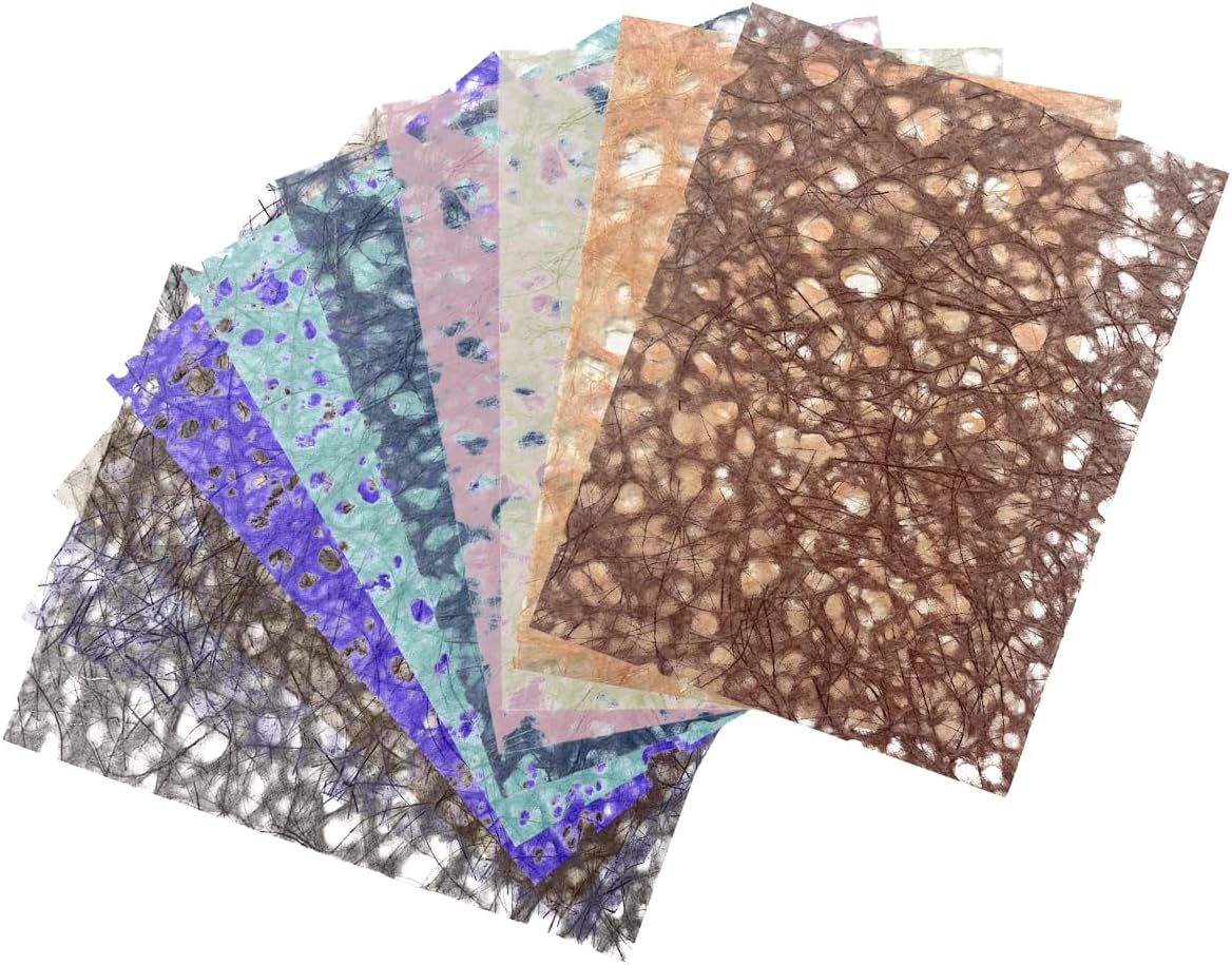 Handmade Scrapbook Paper, 10 Pcs A5 Color Texture Papers for ...