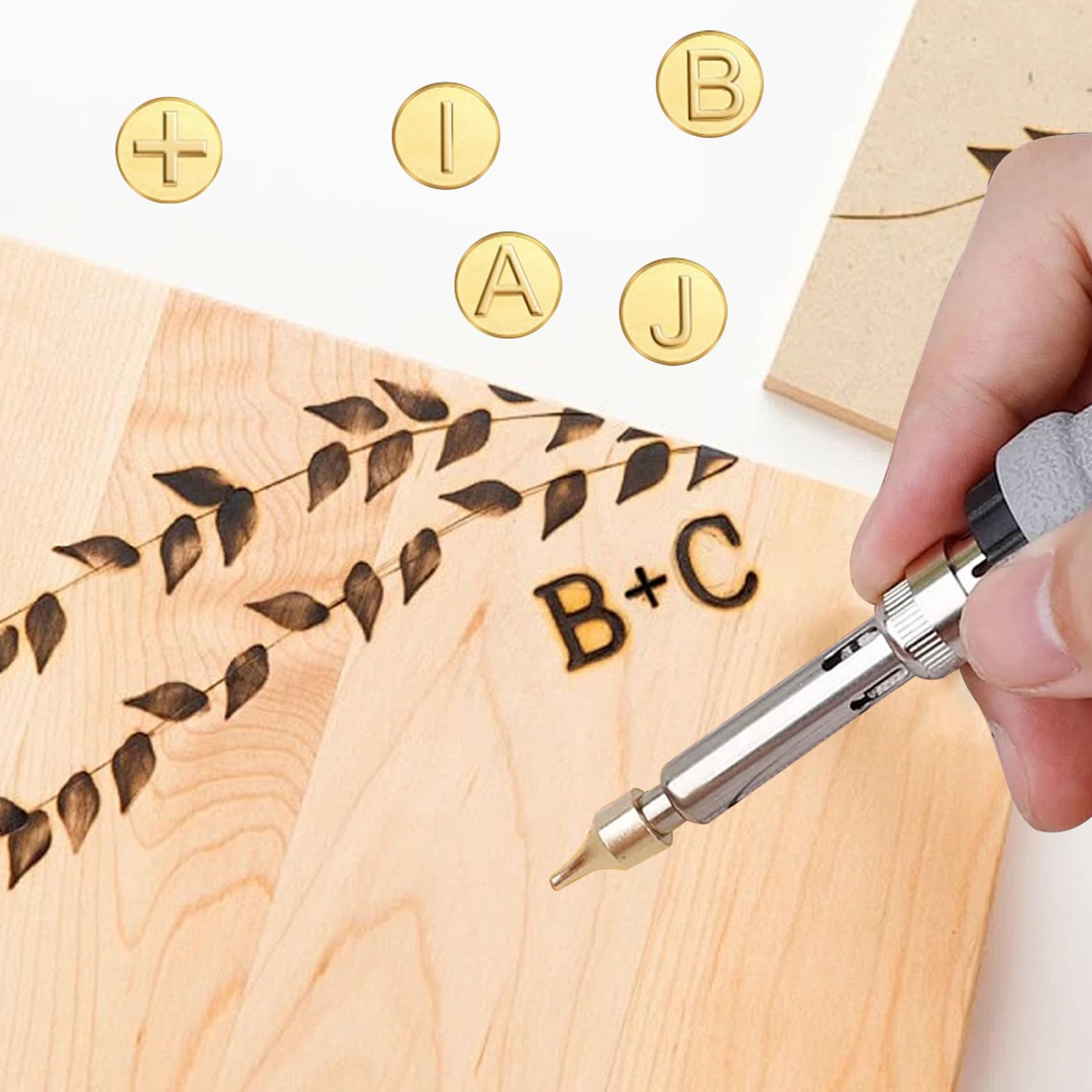 Pyrography German Alphabet Letter