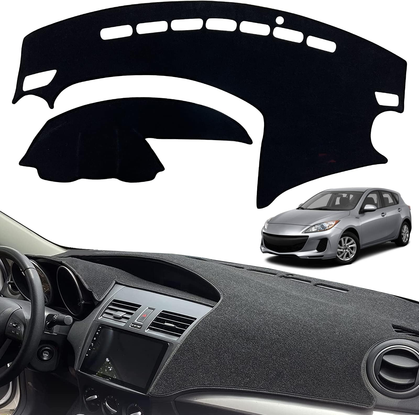 Amazon.com: INUBOXES Dashboard Dash Board Cover Mat Pad Carpet Non-Slip ...