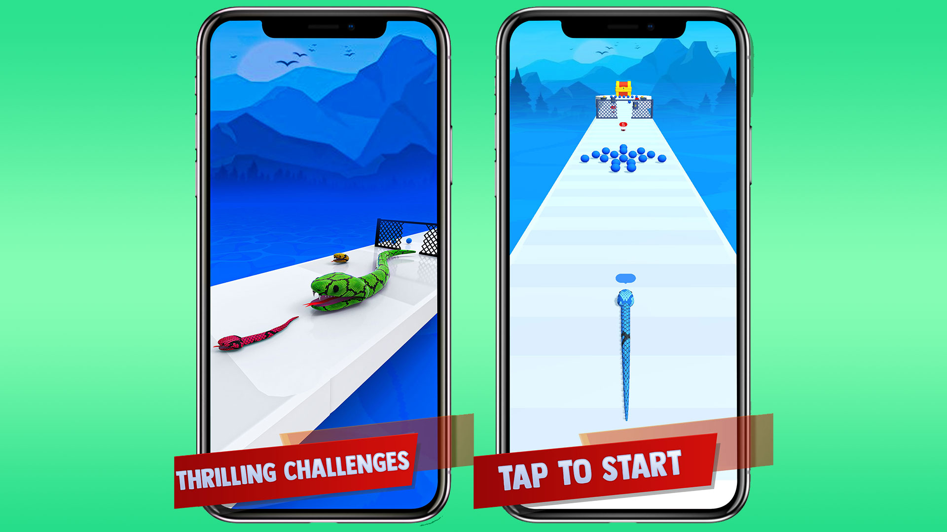 Snake Rush Race! Slither Run Merge Battle Master 3D - Slithering Snakes ...