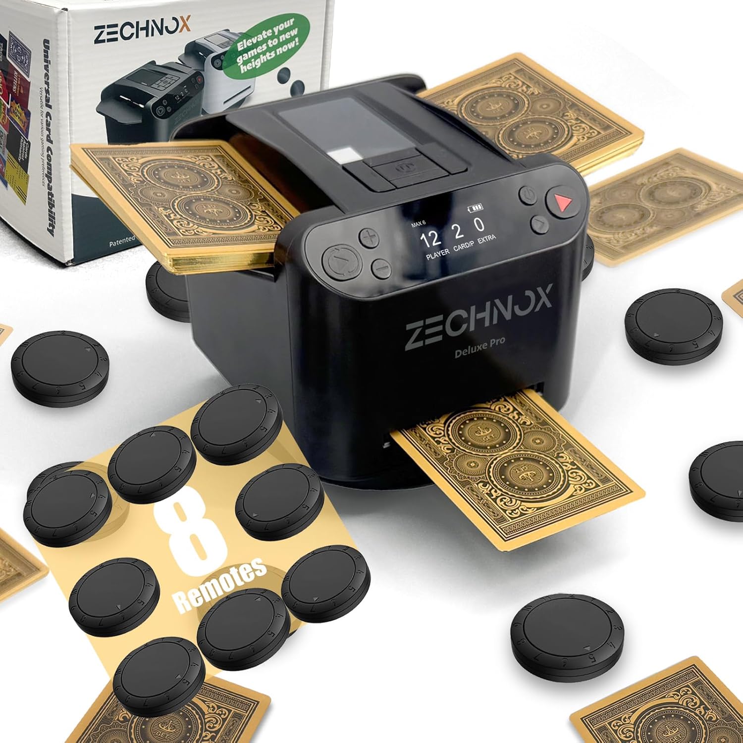 Amazon.com: 2025 New Smart 2-in-1 Automatic Card Shuffler and Dealer ...