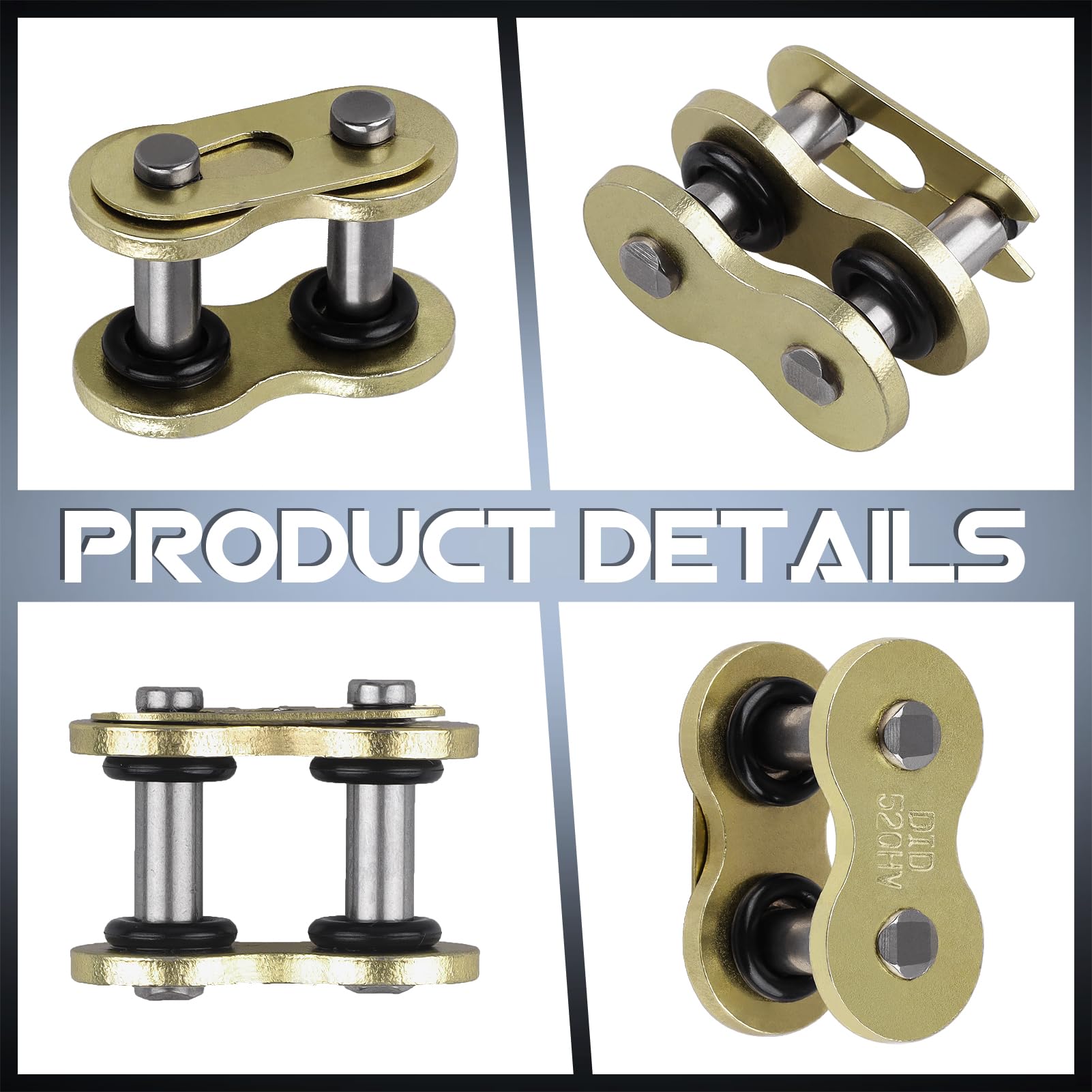 Snapklik.com : 520 Chain Master Link O Ring Connecting Link Heavy Duty ...