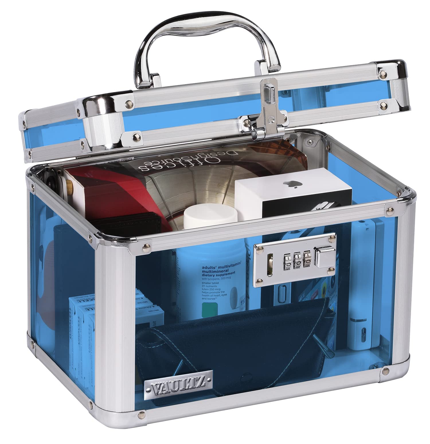 Buy Vaultz Combination Lock Box - Secure Safe for Documents, Valuables ...