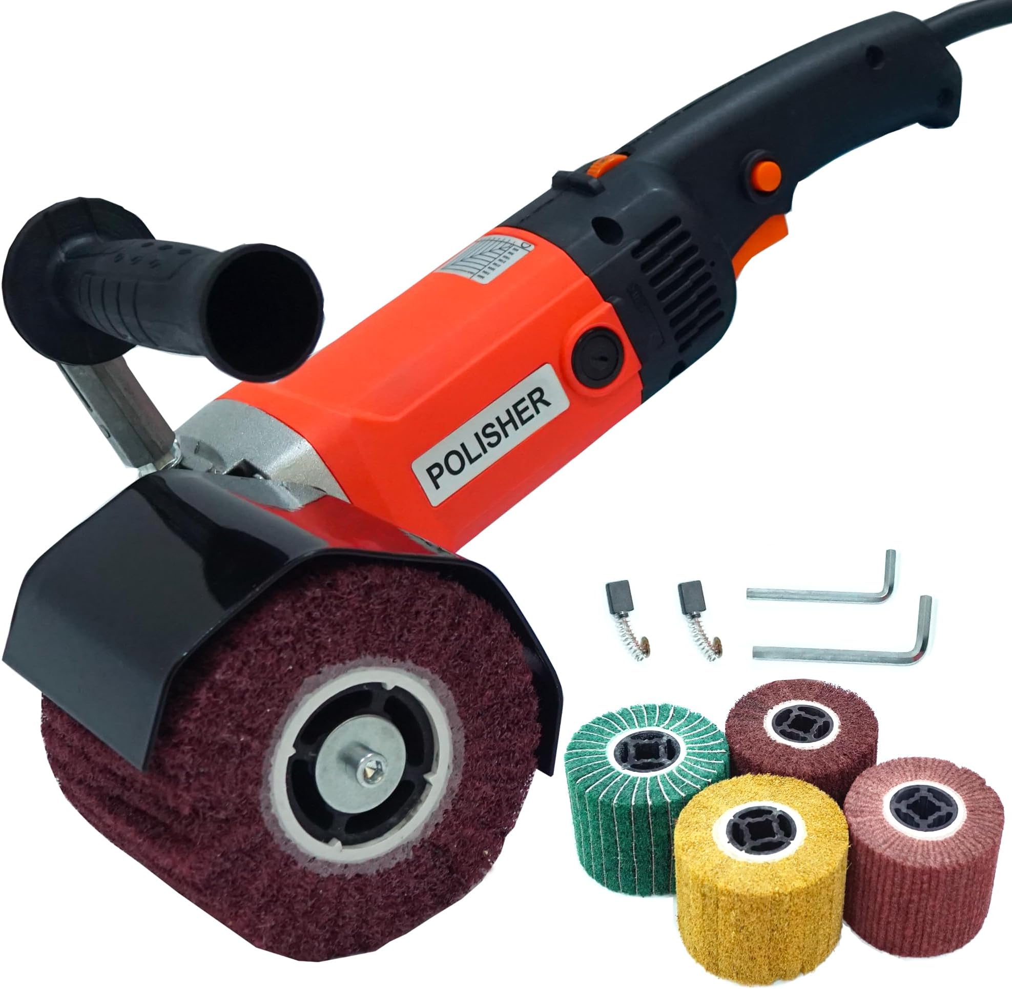 Dobetter Metal Burnishing Machine, 1300W Surface Conditioning Tool, 6 ...