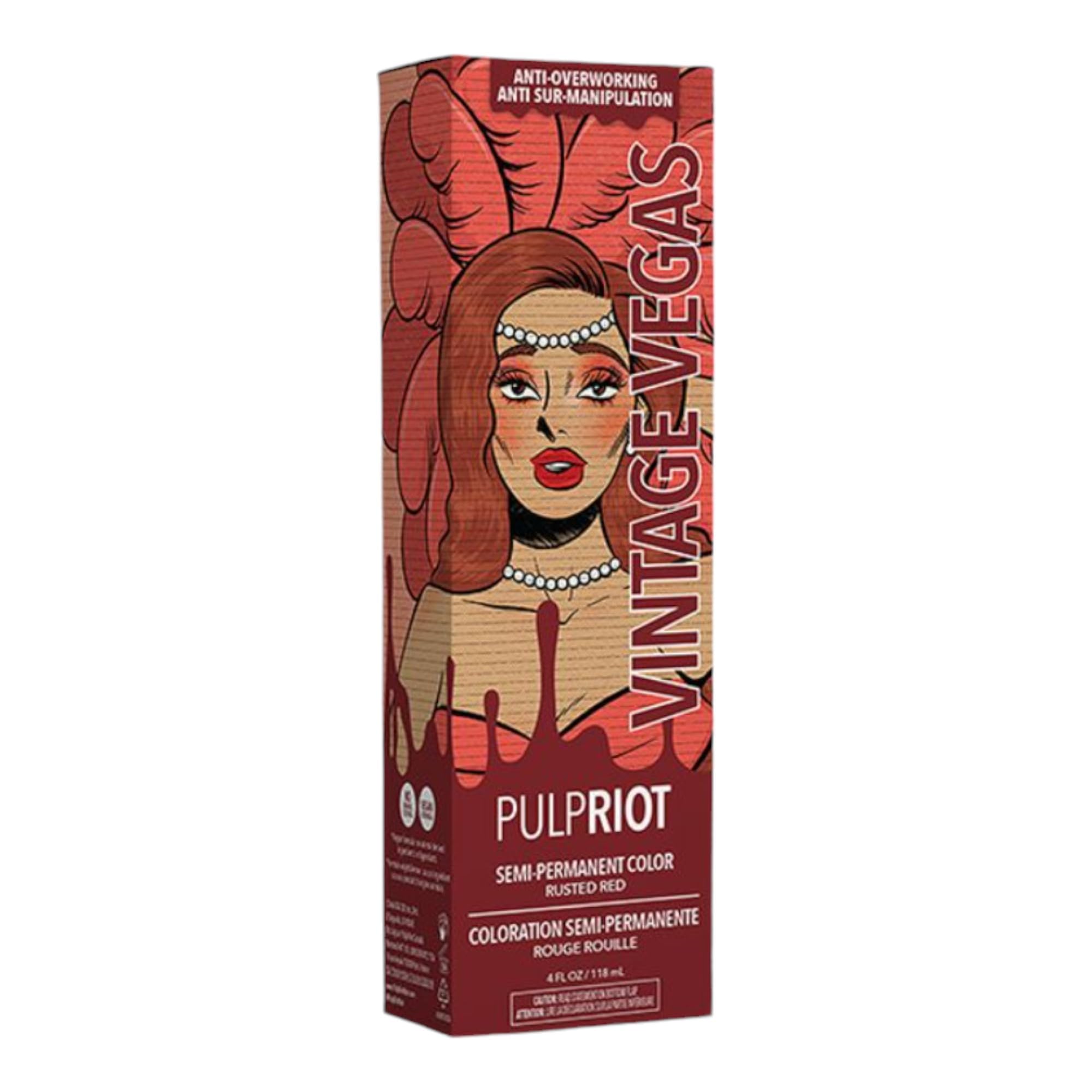 Amazon.com : Pulp Riot - Vintage Vegas - Rusted Red Semi-Permanent ...
