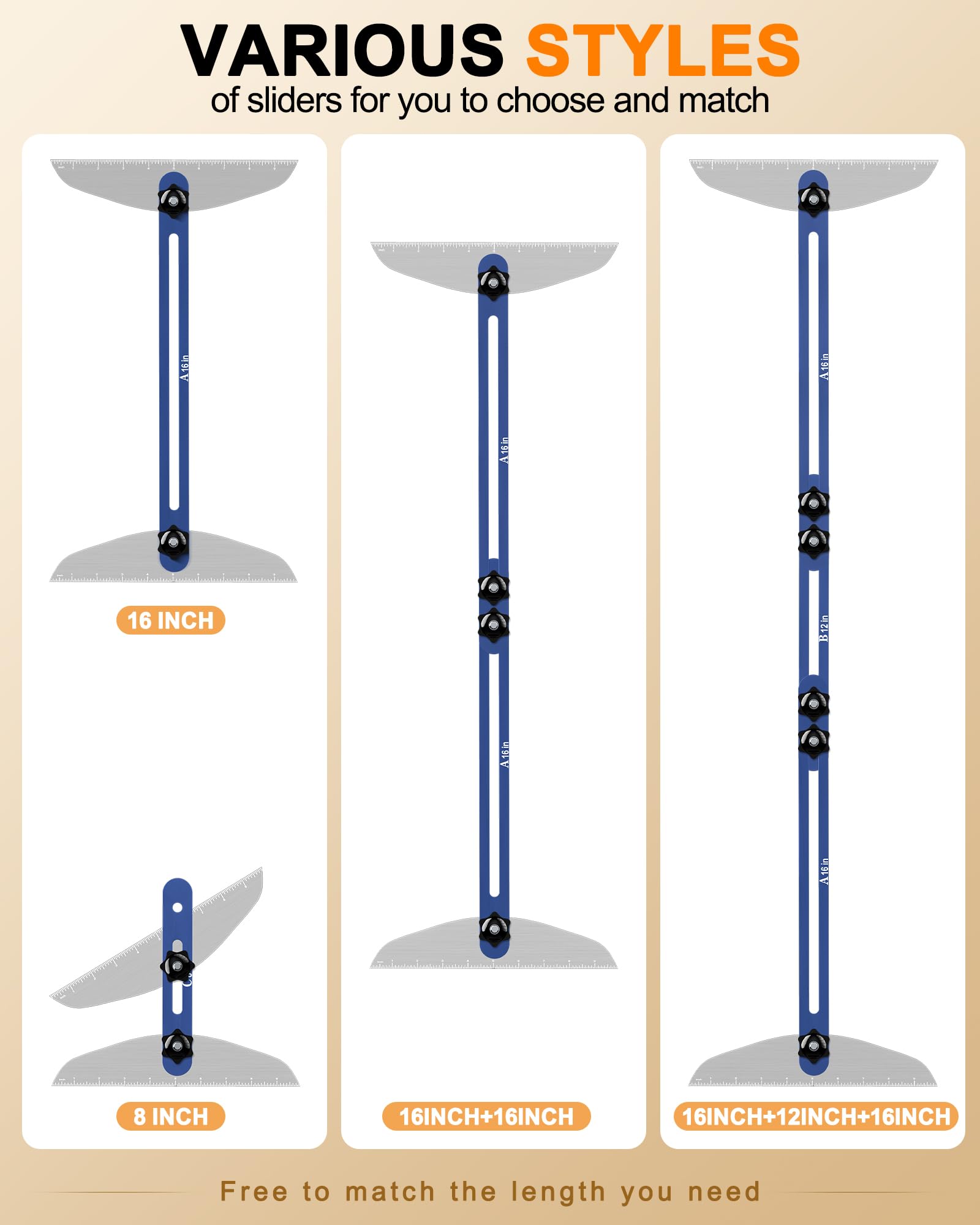 Snapklik.com : Stair Measurement Tool Precision Stair Tread Template ...